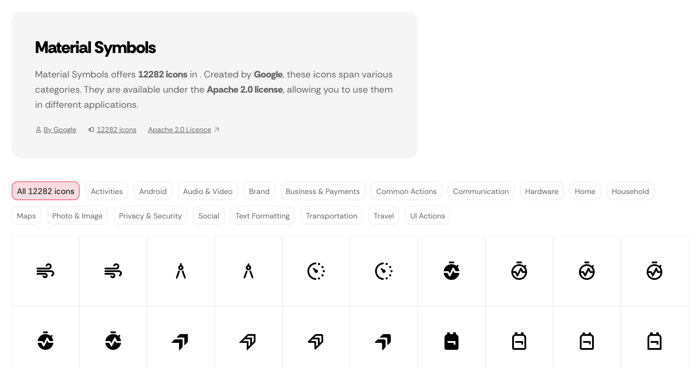 Material Symbols Icons - 13803 SVG Icons - Iconbuddy