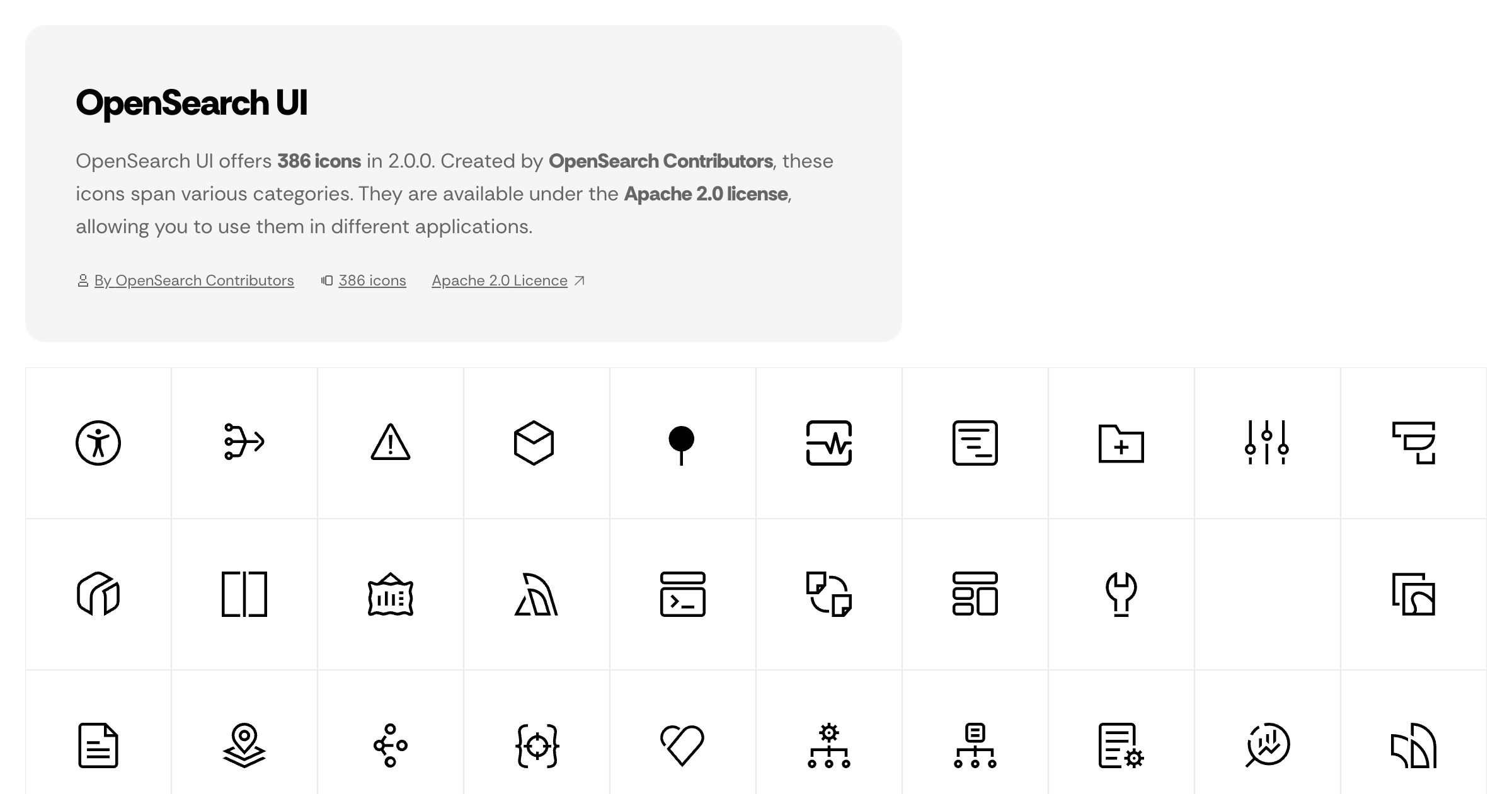 OpenSearch UI Icons - 402 SVG Icons - Iconbuddy