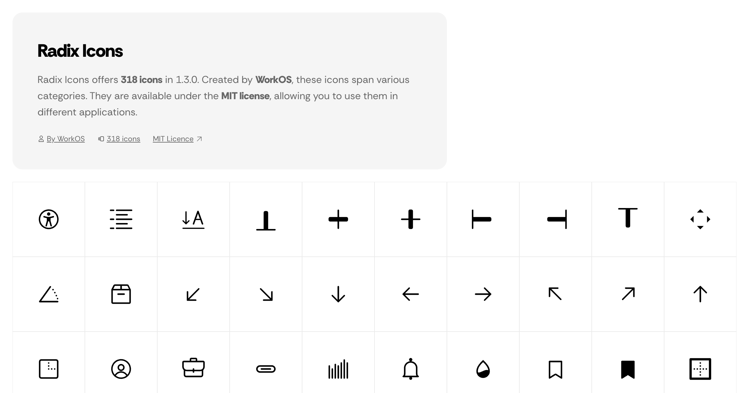 Radix Icons Icons - 318 SVG Icons - Iconbuddy