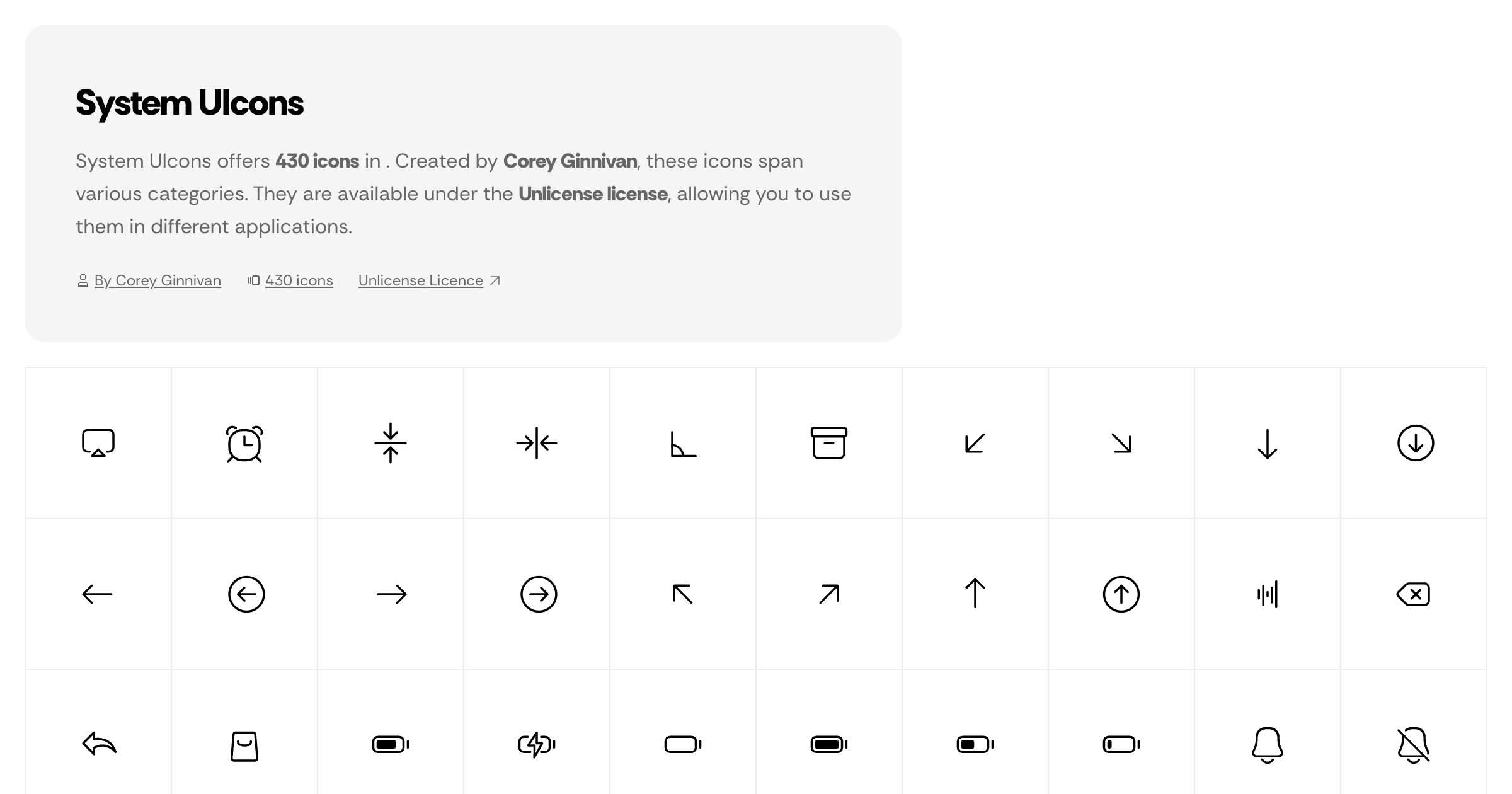 System UIcons Icons - 430 SVG Icons - Iconbuddy