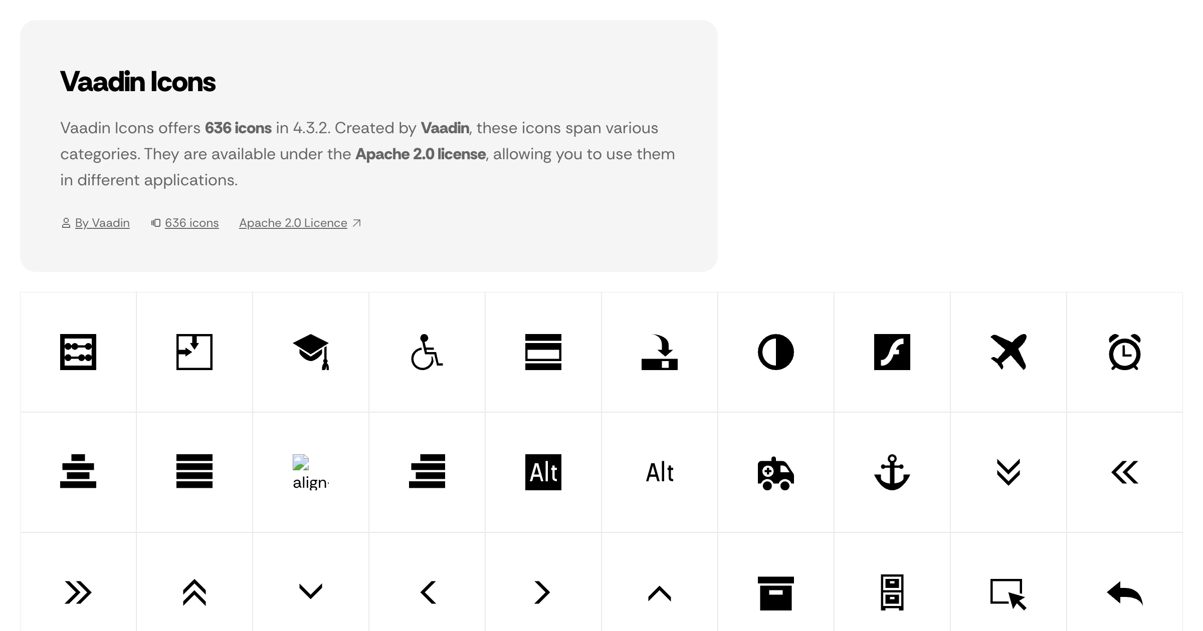 Vaadin Icons Icons - 636 SVG Icons - Iconbuddy